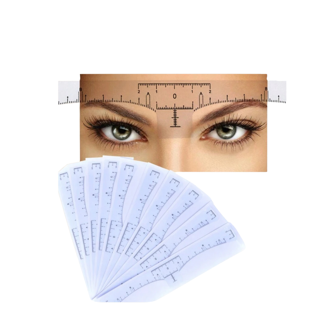 BROW RULER STICKER FOR MAPPING – Savvy Lash and Brow Supplies